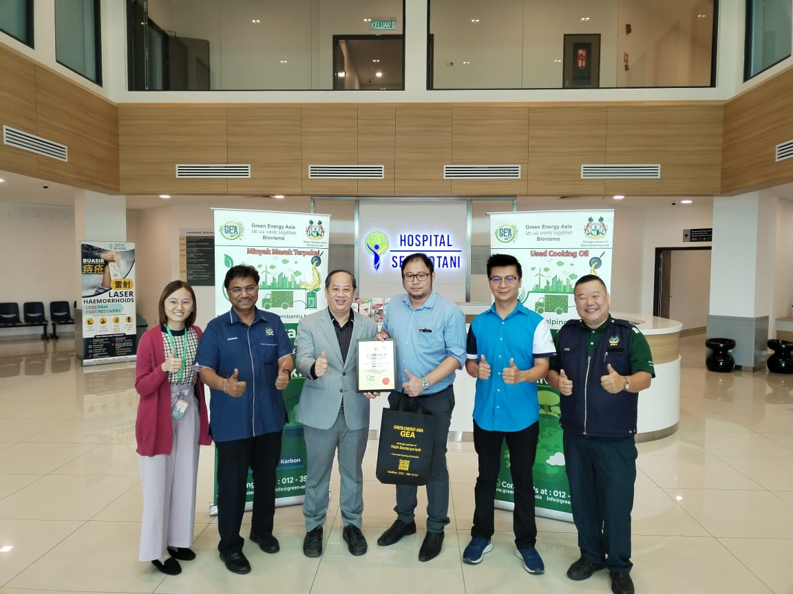 Green Energy Asia | Certificate Handover for Sustainable UCO Disposal ...