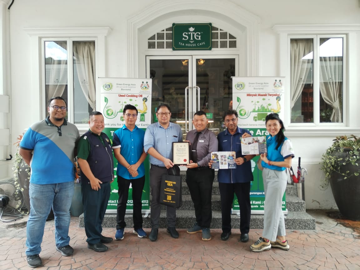 Green Energy Asia | Certificate Handover for Sustainable UCO Disposal ...