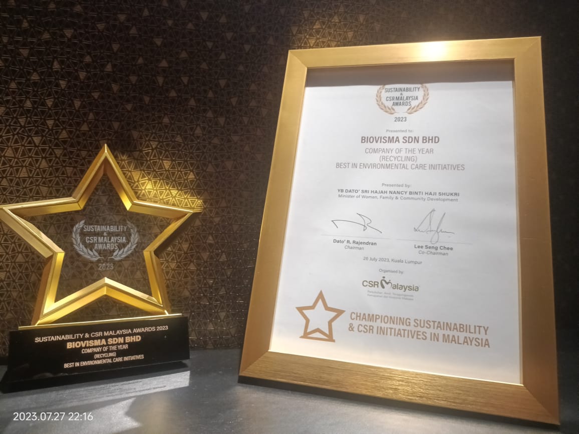 Green Energy Asia | Biovisma Honored with ESG CSR Awards Malaysia 2023